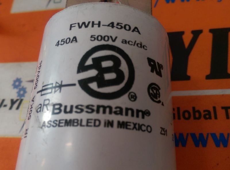 BUSSMANN FWH-450A Semiconductor Fuse - PLC DCS SERVO Control MOTOR ...