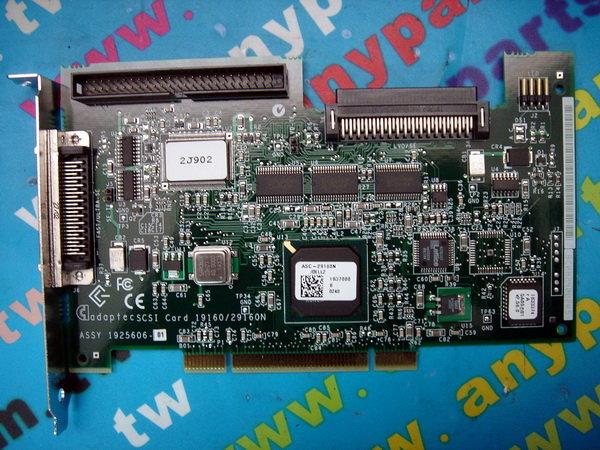 ADAPTEC ASC-29160N ASSY 1925606-01 SCSI CARD 19160/29160N - 裕益科技自動化設備可 ...