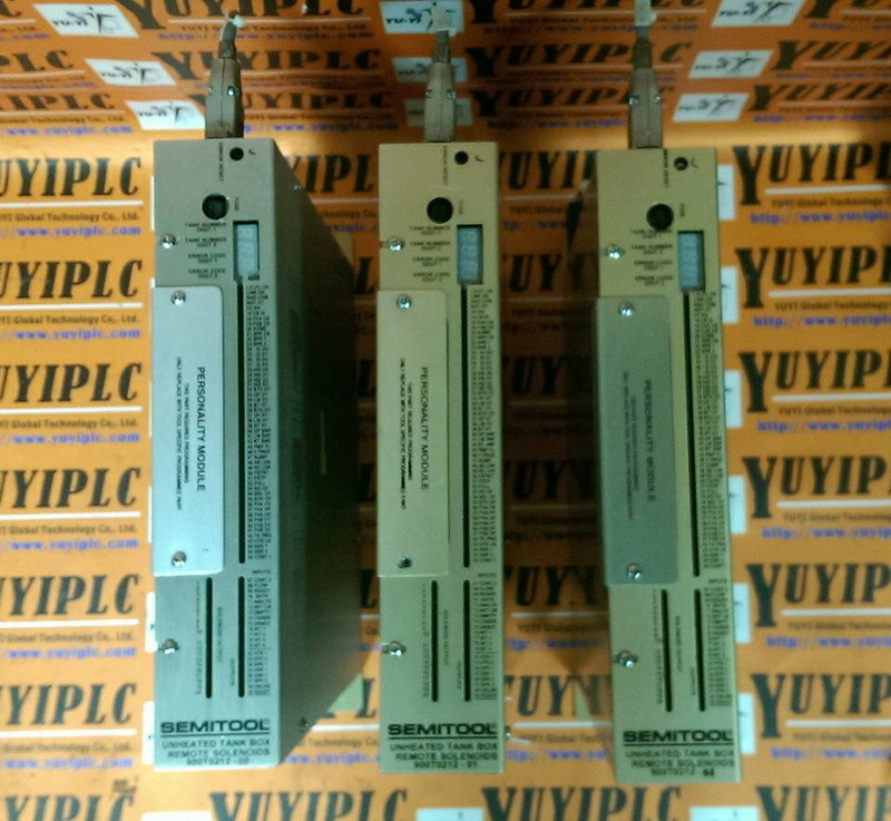 SEMITOOL 900T0212-01 UNHEATED TANK BOX REMOTE SOLENOIDS - PLC DCS SERVO ...