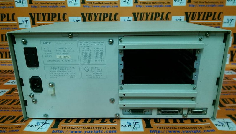 NEC FC-9821X MODEL 1 INDUSTRIAL FACTORY COMPUTER - 裕益科技自動化設備可程式編碼器PLC分散 ...