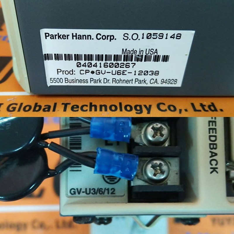 PARKER CP*GV-U6E-12038 SERVO DRIVER - PLC DCS SERVO Control MOTOR POWER ...