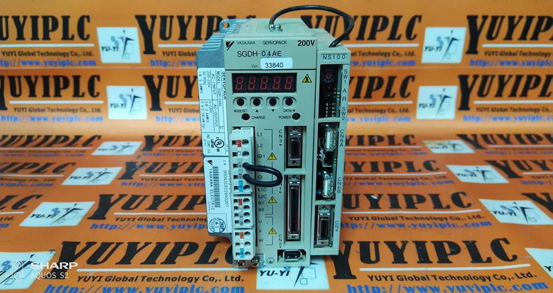 YASKAWA SGDH-04AE SERVOPACK W/ JUSP-NS100 - 裕益科技自動化設備可程式編碼器PLC分散式控制系統DCS