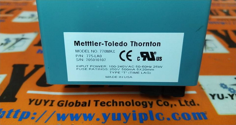 METTER TOLEDO 770MAX THORNTON MULTIPARAMETER - 裕益科技自動化設備可程式編碼器PLC分散式控制系統DCS