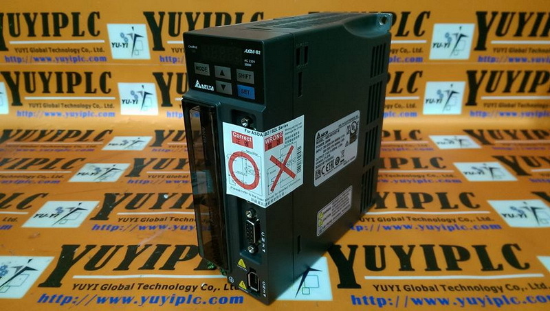 DELTA ASD-B2-0221-B B2 SERIES 1-PHASE AC SERVO DRIVE - PLC DCS SERVO ...