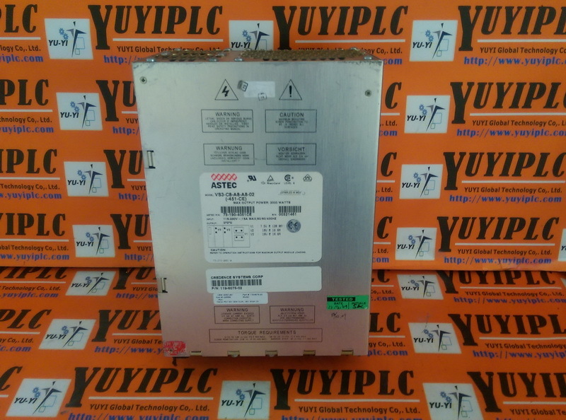 ASTEC VS3-C8-A8-A8-02(-451-CE) Power Supply - 裕益科技自動化設備可程式編碼器PLC分散式控制系統DCS