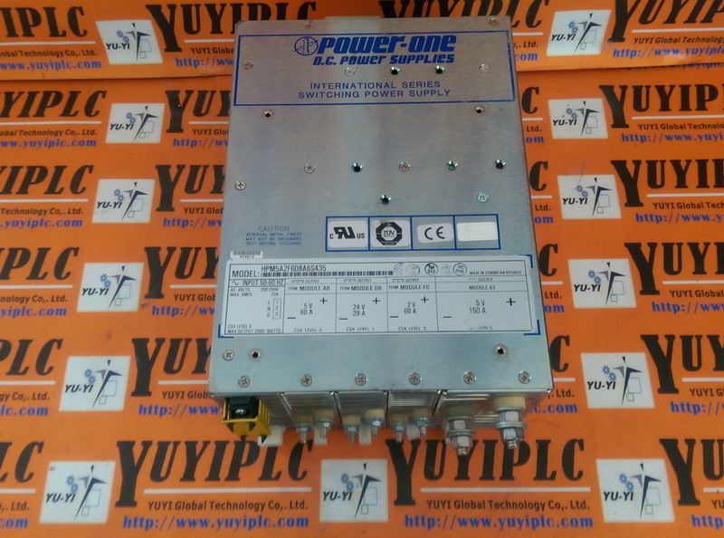 POWER-ONE HPM5A2F6D8A6S435 POWER SUPPLY - 裕益科技自動化設備可程式編碼器PLC分散式控制系統DCS