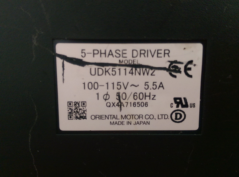 ORIENTAL UDK5114NW2 5-PHASE DRIVER - PLC DCS SERVO Control MOTOR POWER ...