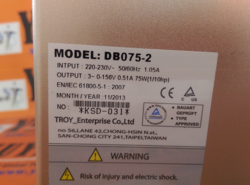 TROY DB075-2 BRUSHLESS DC MOTOR DRIVER - PLC DCS SERVO Control MOTOR ...