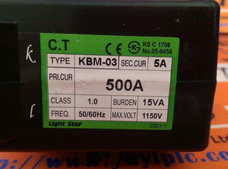 LIGHT STAR KBM-03 Potential Transformer - 裕益科技自動化設備可程式編碼器PLC分散式控制系統DCS