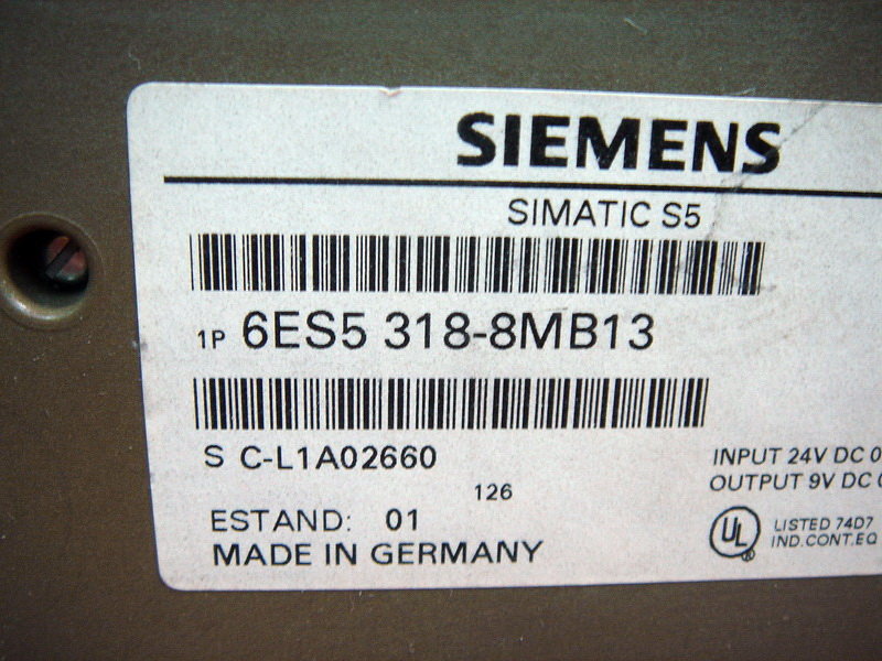 SIEMENS 6ES5 318-8MB13 ET200U Interface Module - 裕益科技自動化設備可程式編碼器PLC分散式 ...