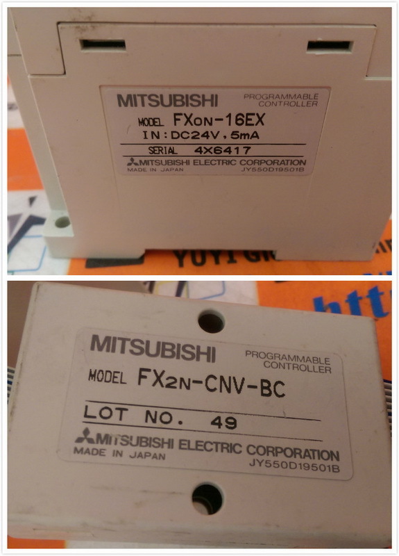 MITSUBISHI FXON-16EX WITH FX2N-CNV-BC Controller - 裕益科技自動化設備可程式編碼器PLC分散 ...