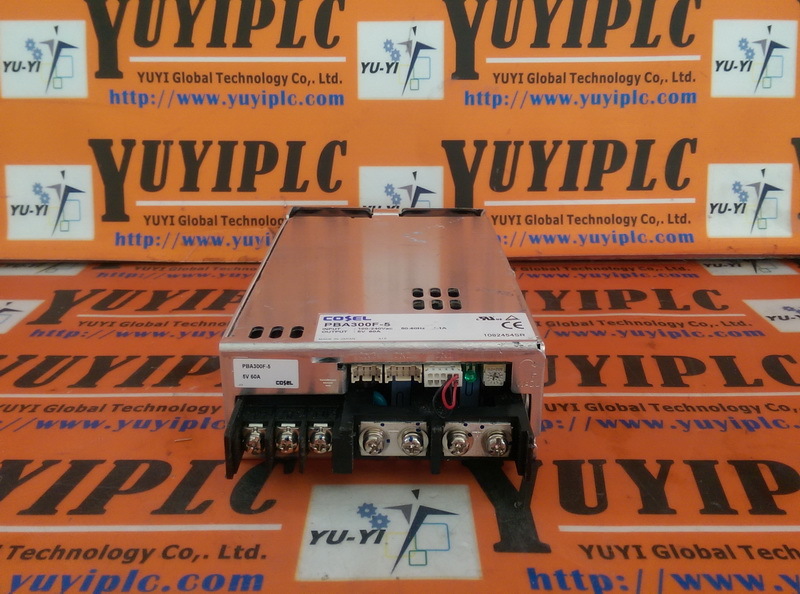 COSEL PBA300F-5 POWER SUPPLY - 裕益科技自動化設備可程式編碼器PLC分散式控制系統DCS