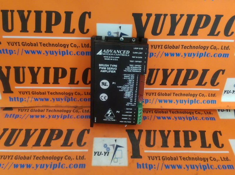 ADVANCED 12A8K PWM SERVO AMPLIFIER - PLC DCS SERVO Control MOTOR POWER ...