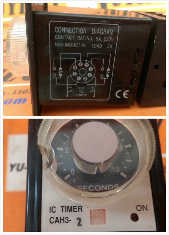 JKN CAH3-2 Relay IC TIMER - PLC DCS SERVO Control MOTOR POWER SUPPLY ...