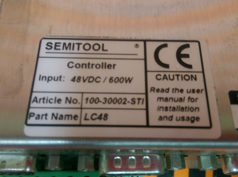 SEMITOOL 100-30002-STI CONTROLLER - PLC DCS SERVO Control MOTOR POWER ...