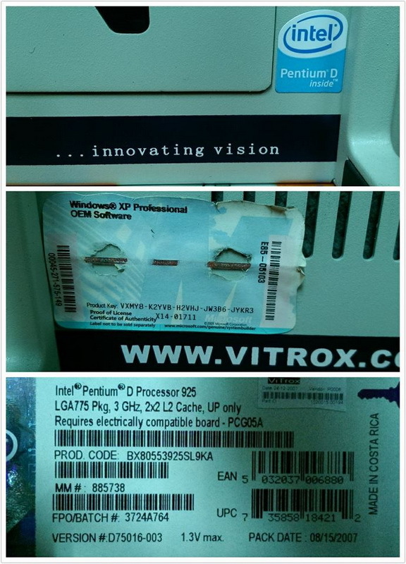 VITROX WINDOWS XP E85-0513 INDUSTRIAL COMPUTER - PLC DCS SERVO Control ...