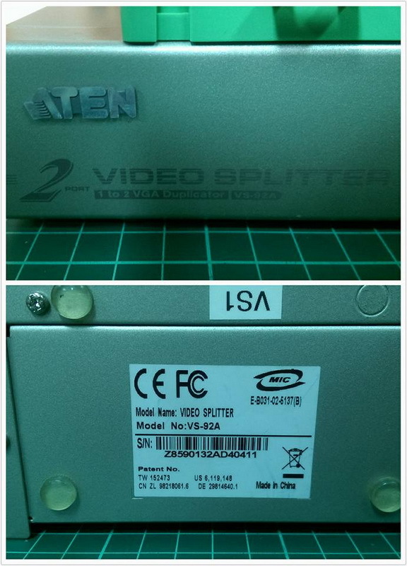 ATEN VS-92A VIDEO SPLITTER - 裕益科技自動化設備可程式編碼器PLC分散式控制系統DCS