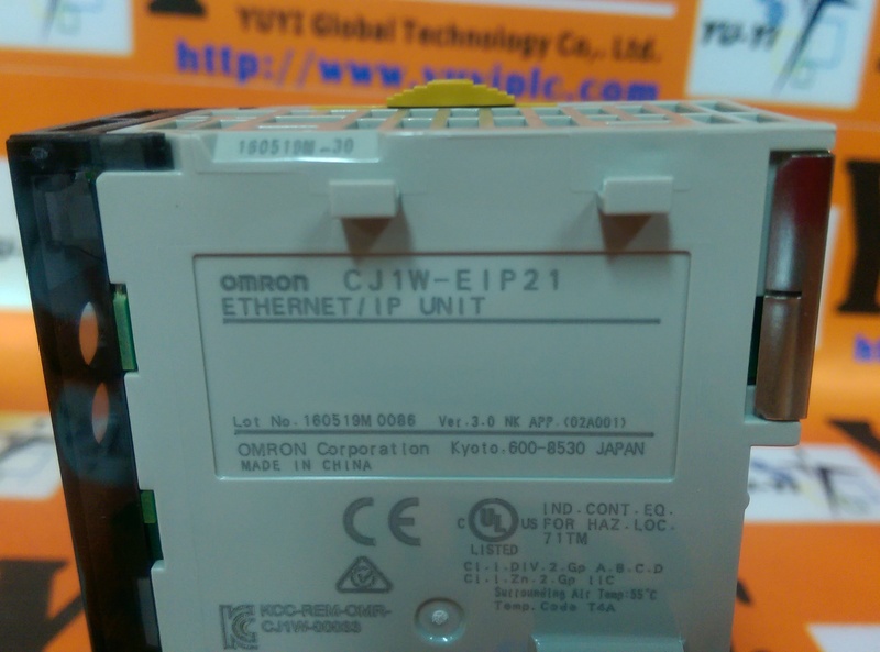 OMRON CJ1W-EIP21 ETHERNET / IP UNIT - 裕益科技自動化設備可程式編碼器PLC分散式控制系統DCS