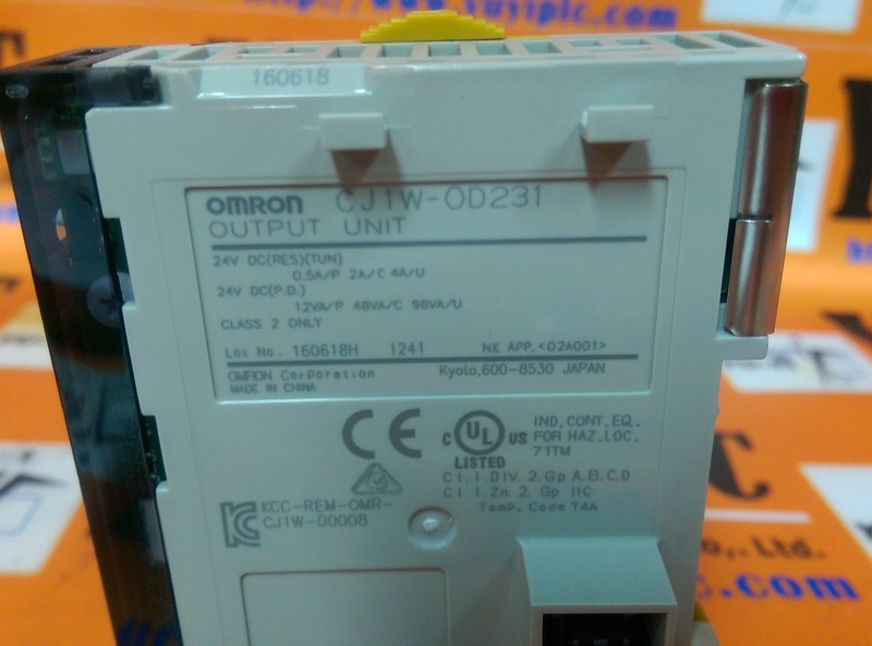 OMRON CJ1W-OD231 PLC MODULE - 裕益科技自動化設備可程式編碼器PLC分散式控制系統DCS
