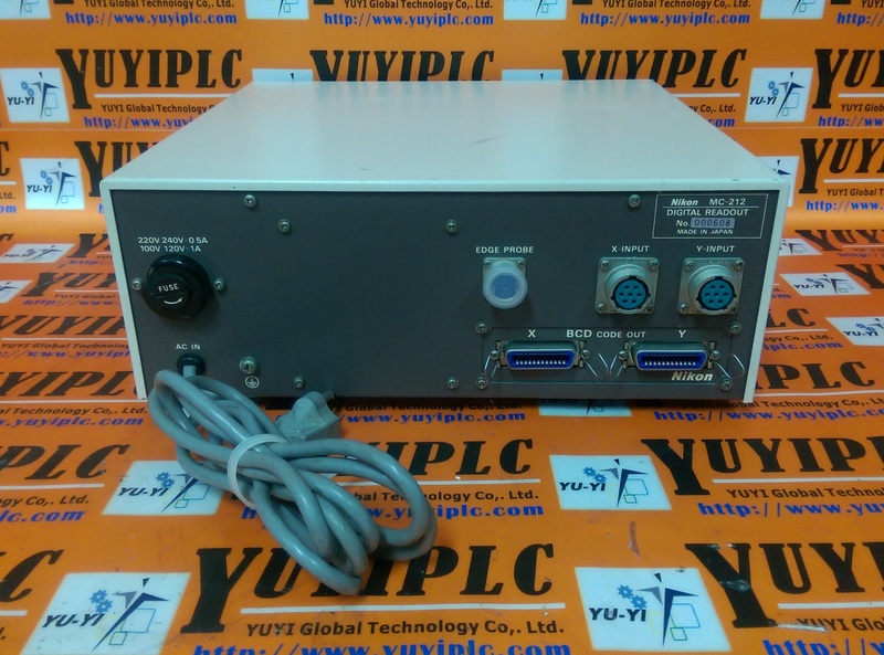 NIKON MC-212 Digital Readout - PLC DCS SERVO Control MOTOR POWER SUPPLY ...