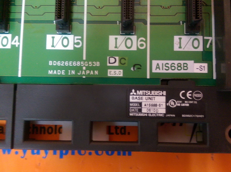MITSUBISHI A1S68B-S1 PLC Base Module - 裕益科技自動化設備可程式編碼器PLC分散式控制系統DCS