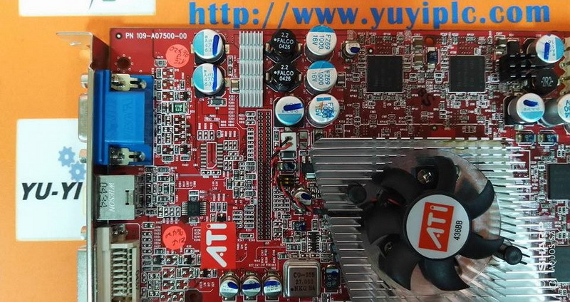 ATI RADEON 9800 PRO 128MB 109-A07500-00 VIDEO CARD - PLC DCS SERVO ...