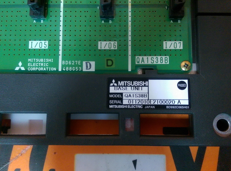 MITSUBISHI QA1S38B BACKPLANE - PLC DCS SERVO Control MOTOR POWER SUPPLY ...