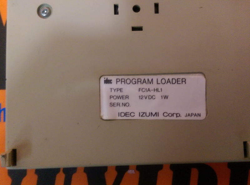 IDEC FC1A-HL1 PROGRAM LOADER - 裕益科技自動化設備可程式編碼器PLC分散式控制系統DCS