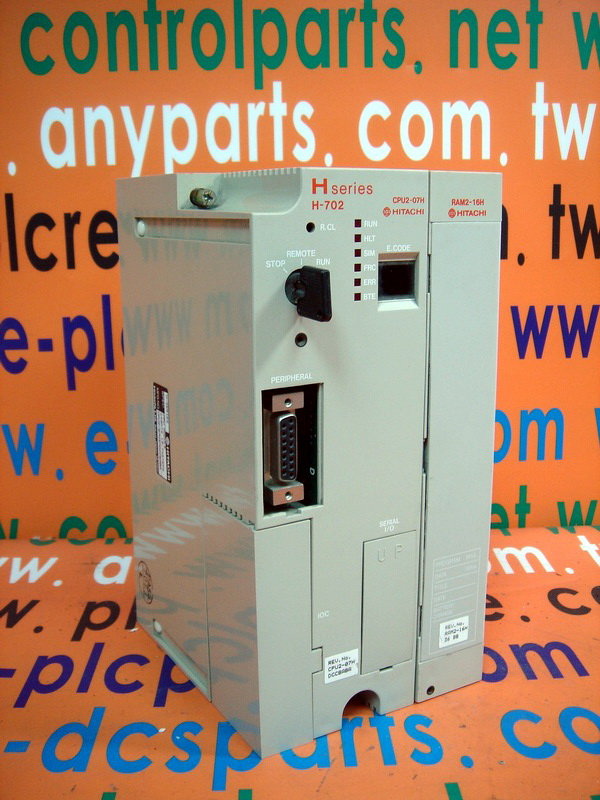 HITACHI CPU MODULE CPU2-07H37DCCBABA - 裕益科技自動化設備可程式編碼器PLC分散式控制系統DCS