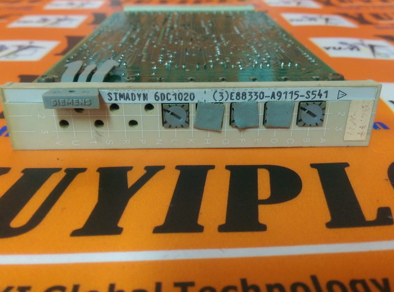 SIEMENS 6DC1020 E88330-A9115-S541 SIMATIC Simadyn - 裕益科技自動化設備可程式編碼器PLC ...