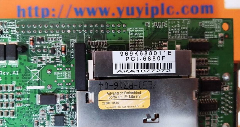 ADVANTECH PCI-6880 SERIES CPU BOARD REV.A1 - PLC DCS SERVO Control ...