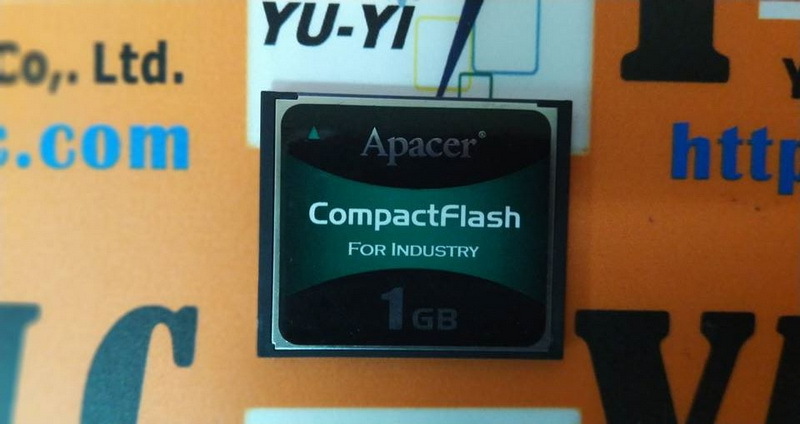 APACER COMPACTFLASH 1GB 81.2E010.6830B - 裕益科技自動化設備可程式編碼器PLC分散式控制系統DCS