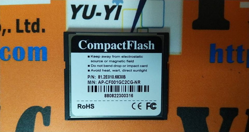 APACER COMPACTFLASH 1GB 81.2E010.6830B - 裕益科技自動化設備可程式編碼器PLC分散式控制系統DCS