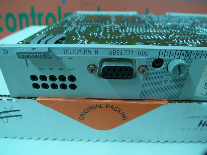 SIEMENS TELEPERM M 6DS1731-8DC - PLC DCS SERVO Control MOTOR POWER ...