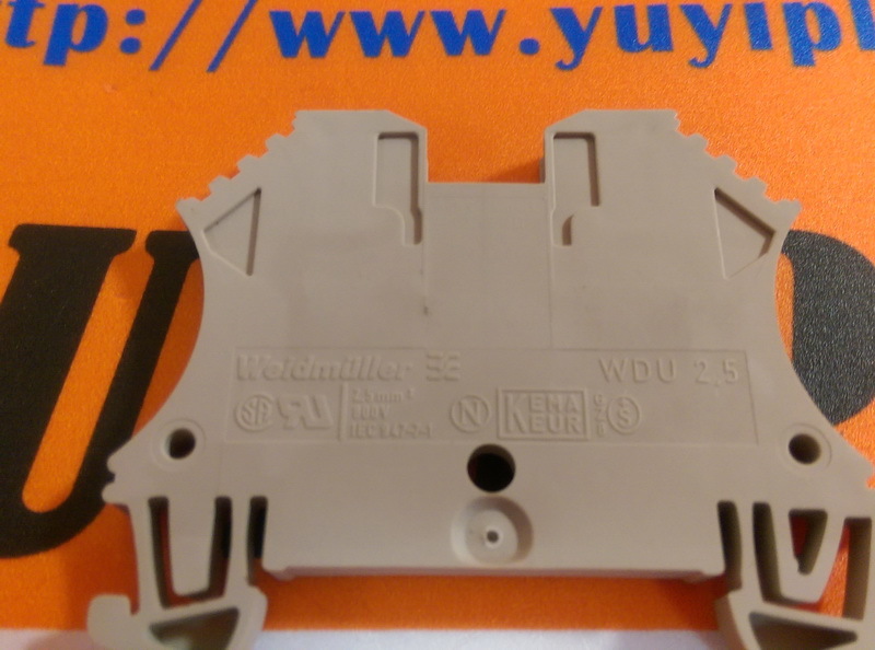 Weidmuller WDU 2.5 DIN Rail Terminal - 裕益科技自動化設備可程式編碼器PLC分散式控制系統DCS