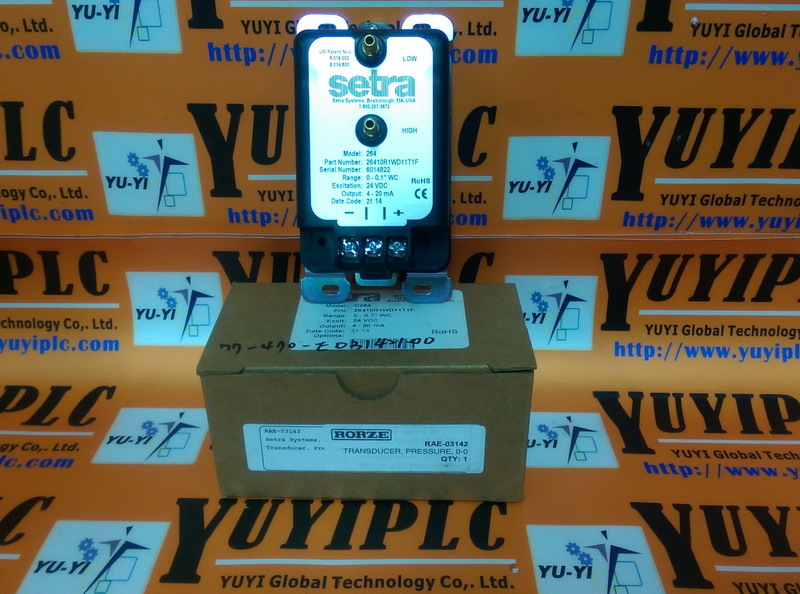 SETRA 264 C264 PN:77-470 E031421-00 Pressure Transmit - PLC DCS SERVO ...