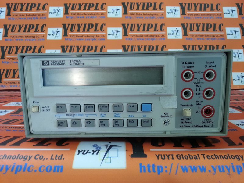 HP 3478A MULTIMETER - 裕益科技自動化設備可程式編碼器PLC分散式控制系統DCS