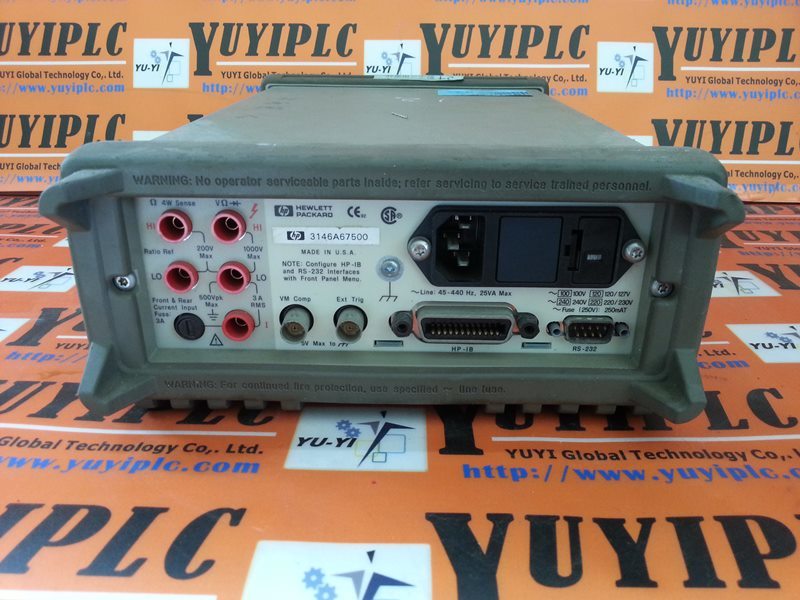 HP 34401A MULTIMETER - 裕益科技自動化設備可程式編碼器PLC分散式控制系統DCS