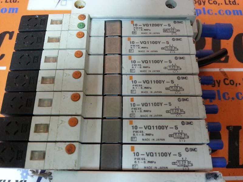 SMC 10-VQ1200Y-5 (1) 10-VQ1100Y-5 (6) Solenoid valves - 裕益科技自動化設備可程式編碼器 ...