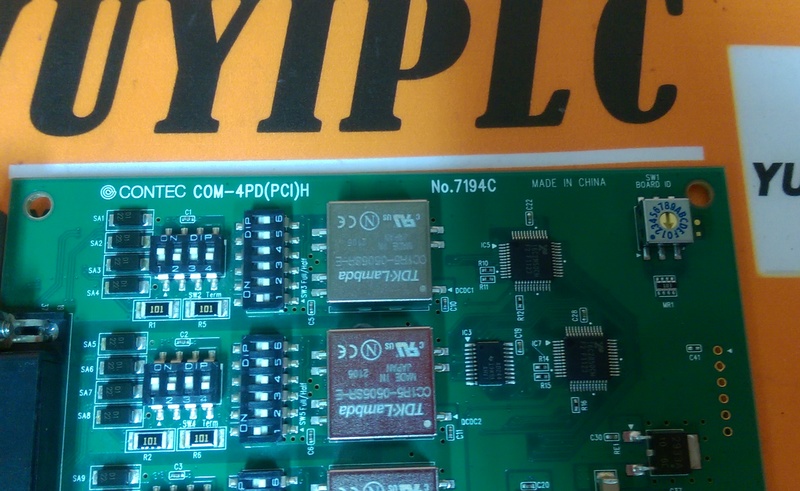 CONTEC COM-4PD(PCI)H NO.7194C BOARD - PLC DCS SERVO Control MOTOR POWER ...