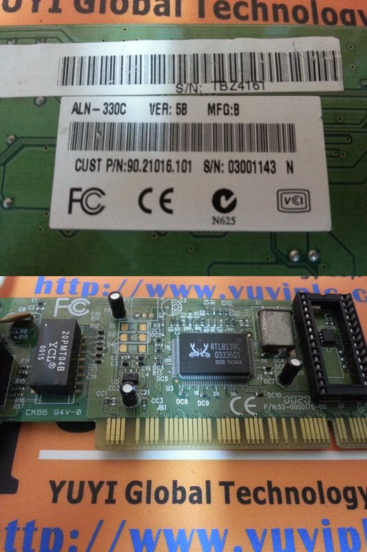 ACER ALN-330C RJ45 10/100 TX PCI CK66 P/N:52-0000178-00 - PLC DCS SERVO ...