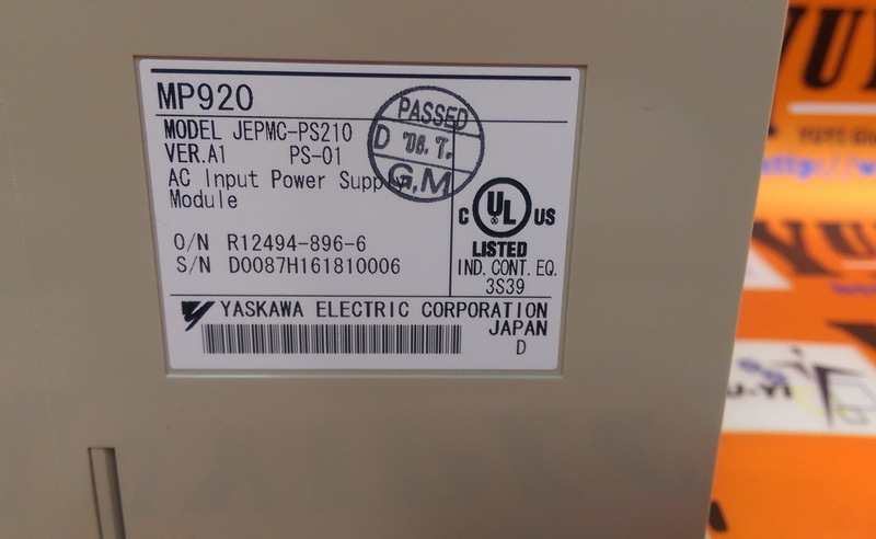YASKAWA PS-01 JEPMC-PS210 POWER SUPPLY - PLC DCS SERVO Control MOTOR ...