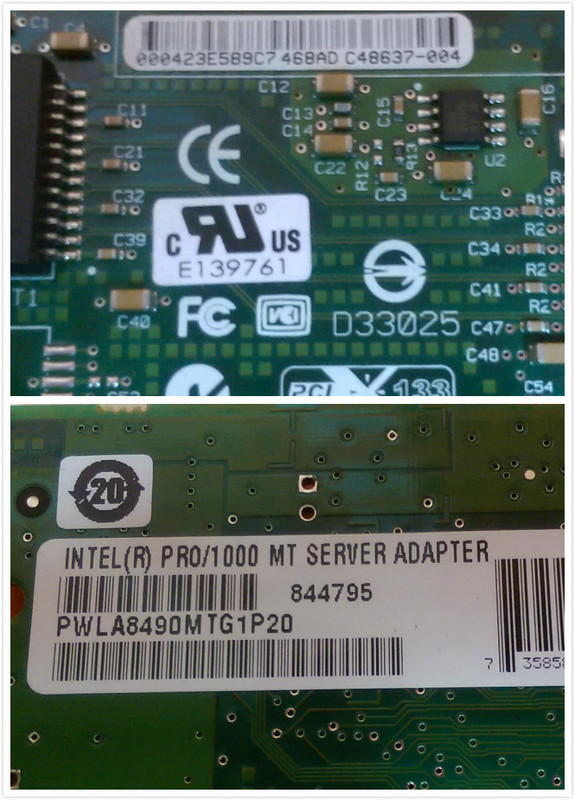 INTEL PWLA8490MTG1P20 / C48637-004 PRO/1000 MT SERVER - 裕益科技自動化設備可程式編碼器 ...