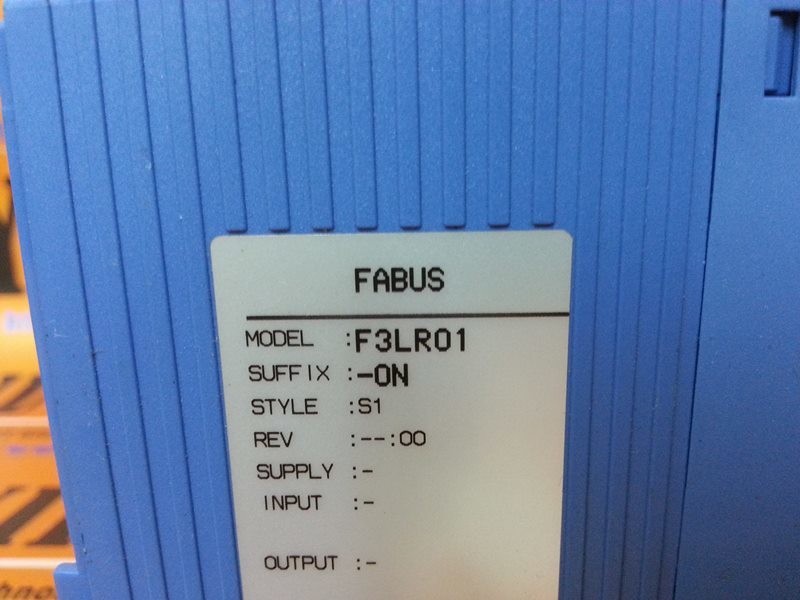 YOKOGAWA F3LR01-0N F3LR01-ON FABUS MODULE - 裕益科技自動化設備可程式編碼器PLC分散式控制系統DCS