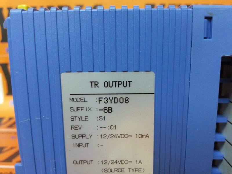 YOKOGAWA F3YD08-6B TR OUTPUT MODULE - 裕益科技自動化設備可程式編碼器PLC分散式控制系統DCS