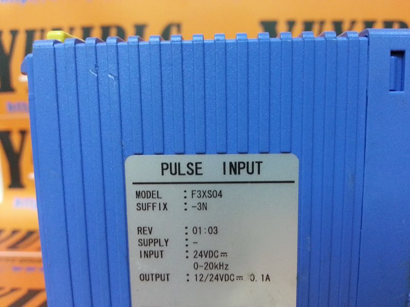 YOKOGAWA F3XS04-3N PULSE INPUT MODULE - 裕益科技自動化設備可程式編碼器PLC分散式控制系統DCS
