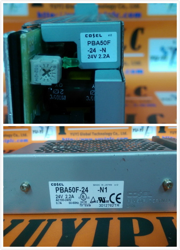 COSEL PBA50F-24-N1 (PBA50F-24-N) Power Supply - 裕益科技自動化設備可程式編碼器PLC分散式控制 ...