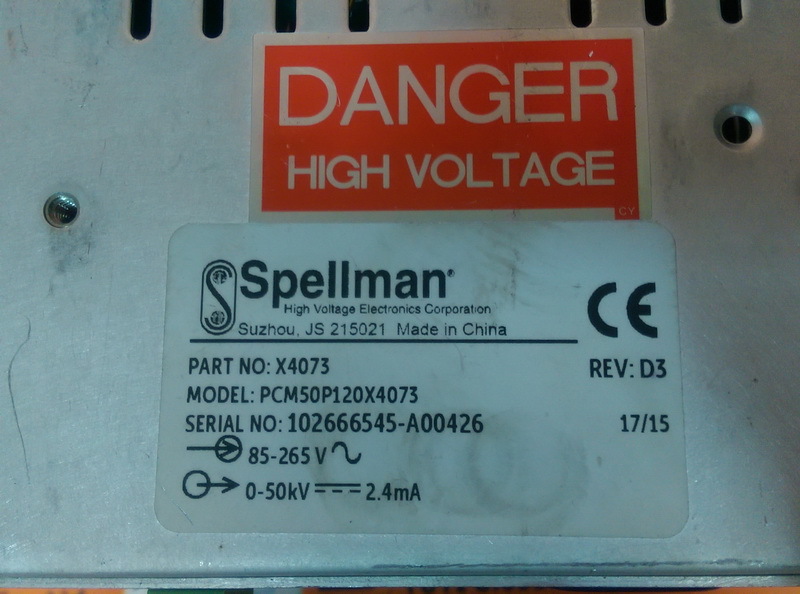 SPELLMAN PCM50P120X4073 Power Supply - PLC DCS SERVO Control MOTOR ...