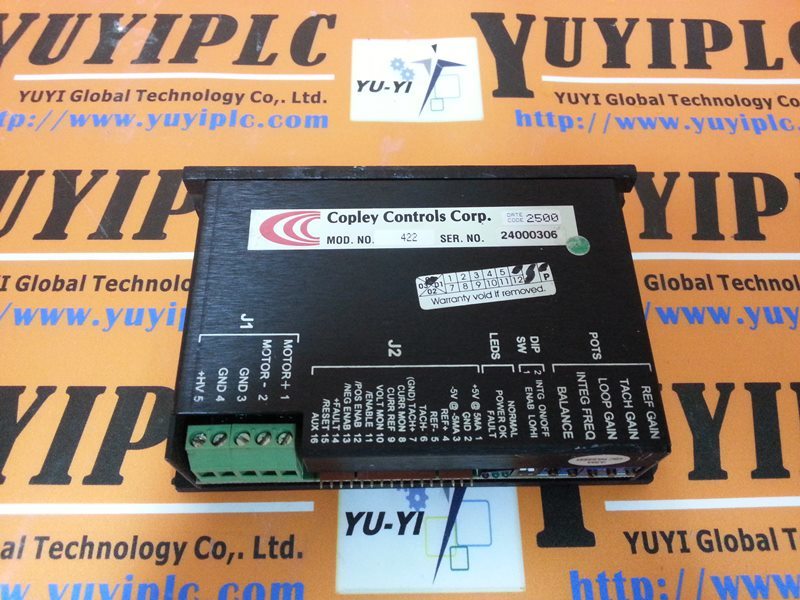 COPLEY CONTROLS 422 Servo Drive Amplifier - PLC DCS SERVO Control MOTOR ...