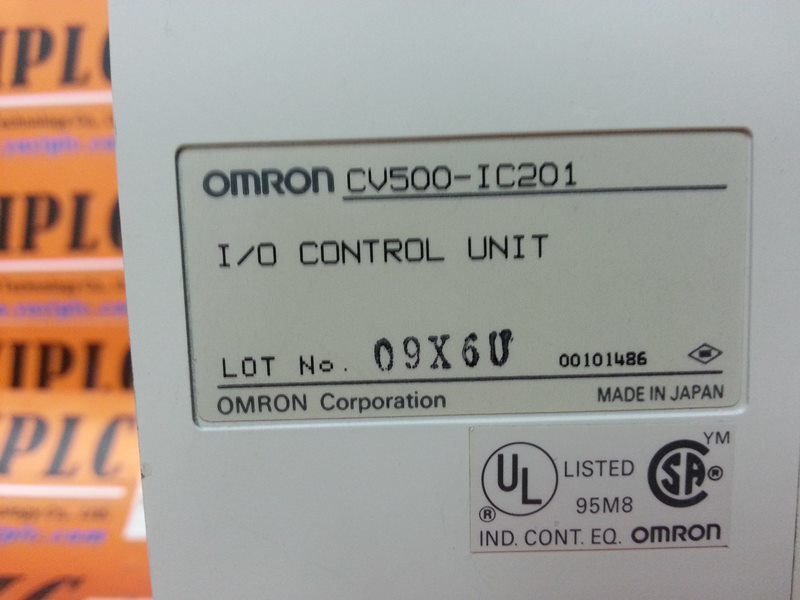 OMRON CV500-IC201 I/O CONTROL UNIT MODULE - 裕益科技自動化設備可程式編碼器PLC分散式控制系統DCS